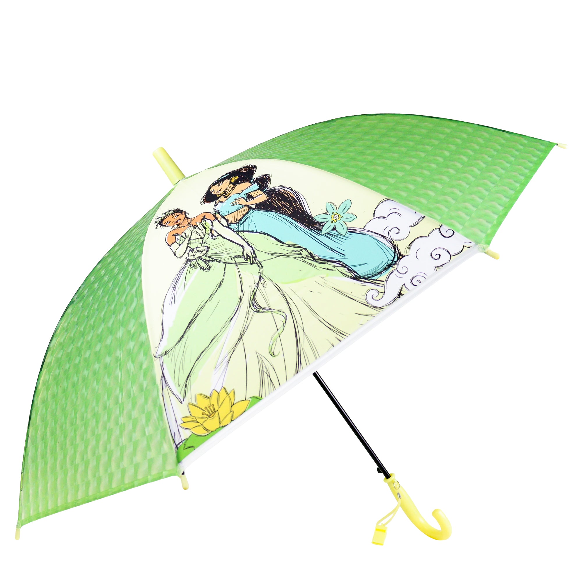 Disney Princess Umbrella For Kids With Whistle